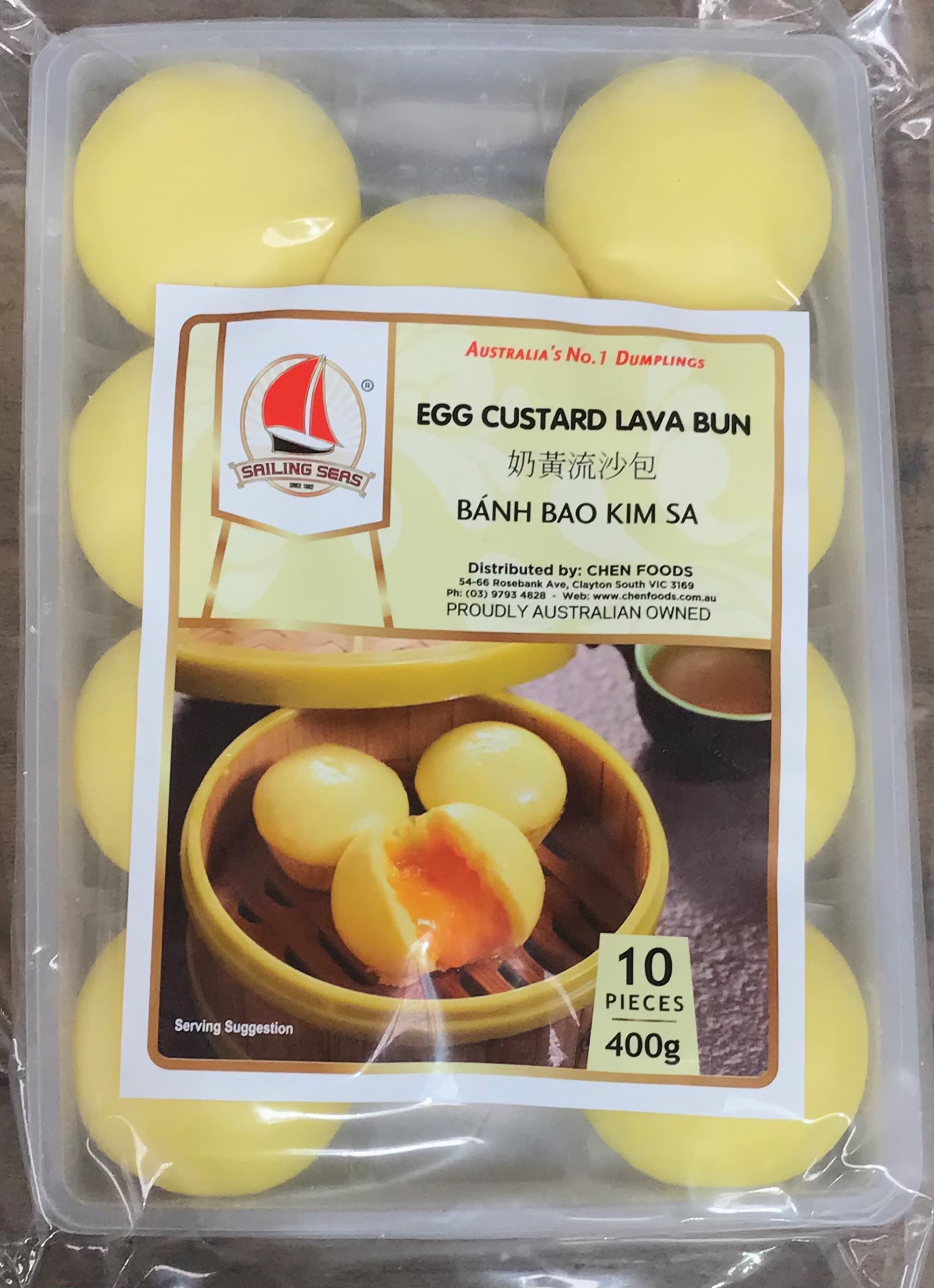Egg Custard Lava Buns – Chen Foods